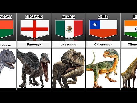 Dinosaurs From Different Countries