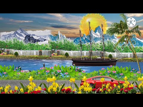 Good morning Nature Vfx Animation !!Morning Animation effect video ...
