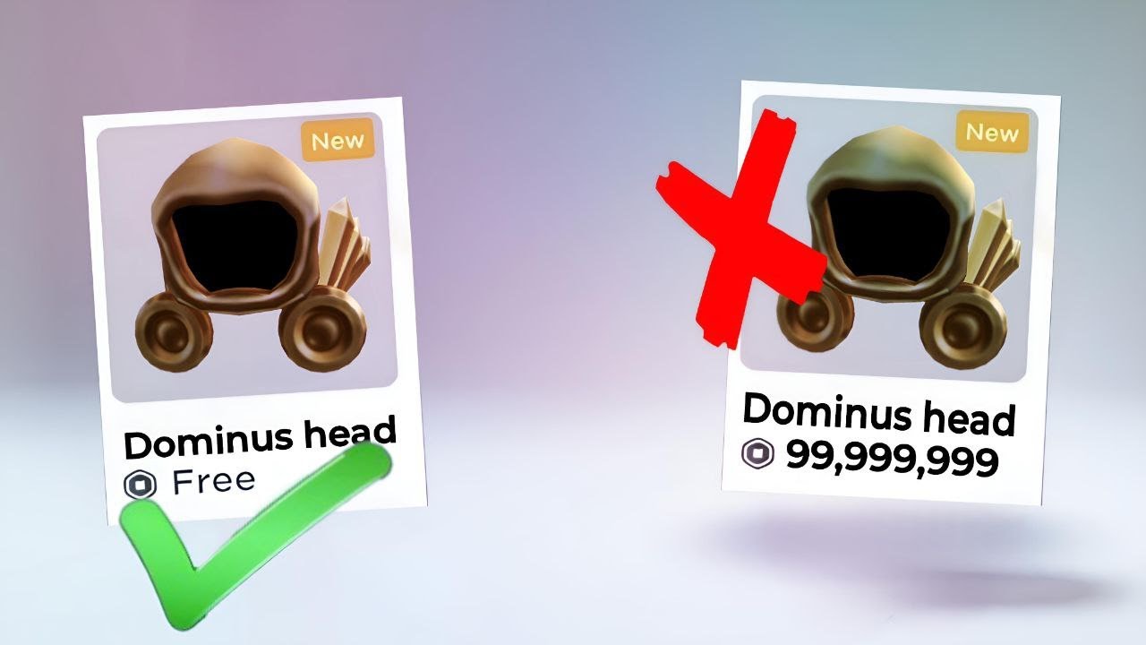 GET THIS FAKE DOMINUS HEAD *LUXURY* ITEM FOR FREE! - YouTube