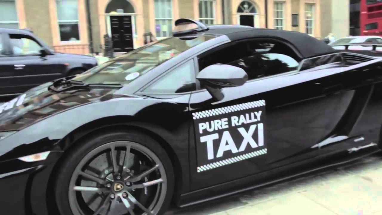 Pure Rally's Lamborghini Taxi - YouTube