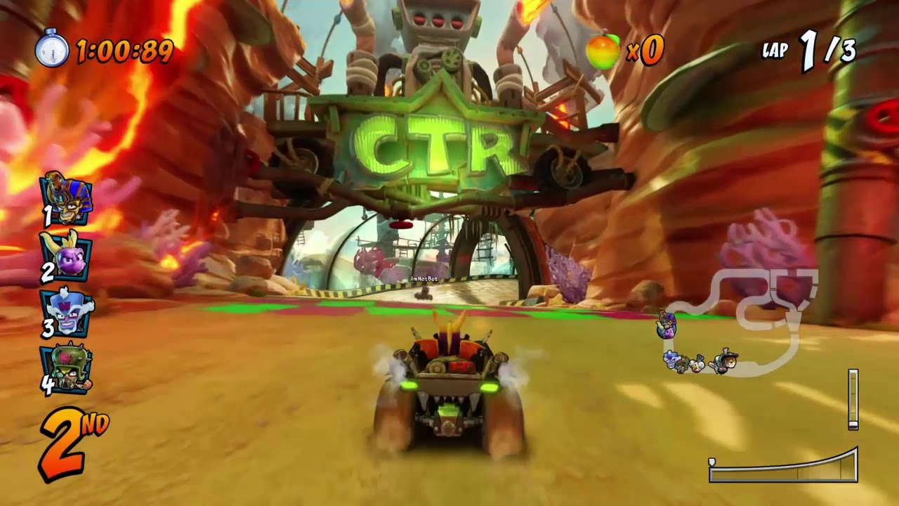 CTR Spyro vs Cortex on Megamix Mania! - YouTube