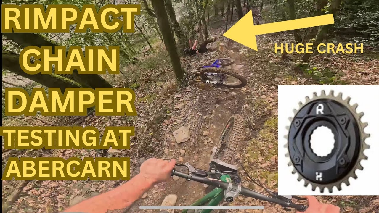 Rimpact chain damper first impressions/huge crash at abercarn! - YouTube