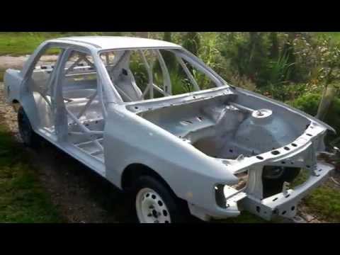 Ford sierra rally car build - YouTube