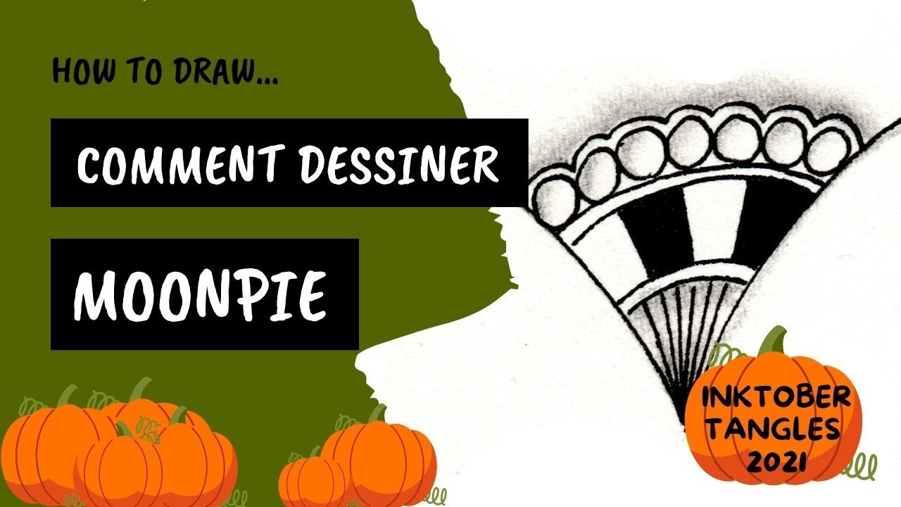 Comment dessiner le tangle Moonpie ? - YouTube
