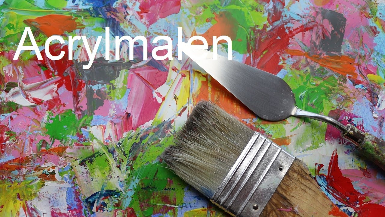 Acrylmalen für Anfänger - acrylic painting for beginners - - YouTube