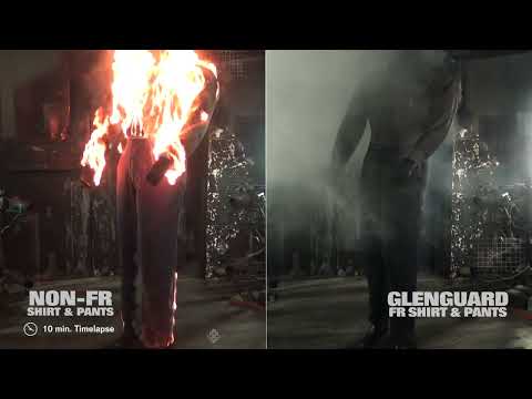 Non FR Shirt & Pants vs FR Work Wear - Flash Fire Testing