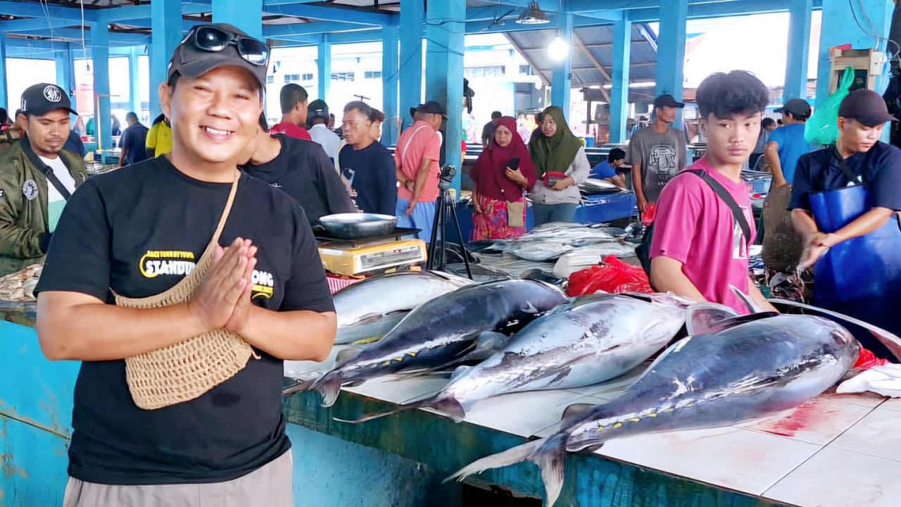 Live 06 Aug 24 ‼️🔥 Cutting fresh yellowfin tuna by skilled hands at ...