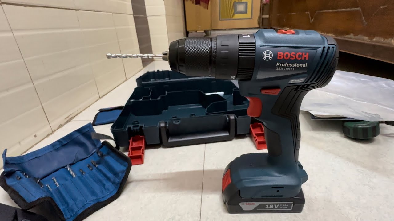 Bosch Professional GSB 185-Li Cordless impact drill driver - YouTube