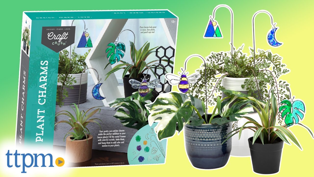 Craft Crush DIY Plant Charms - YouTube