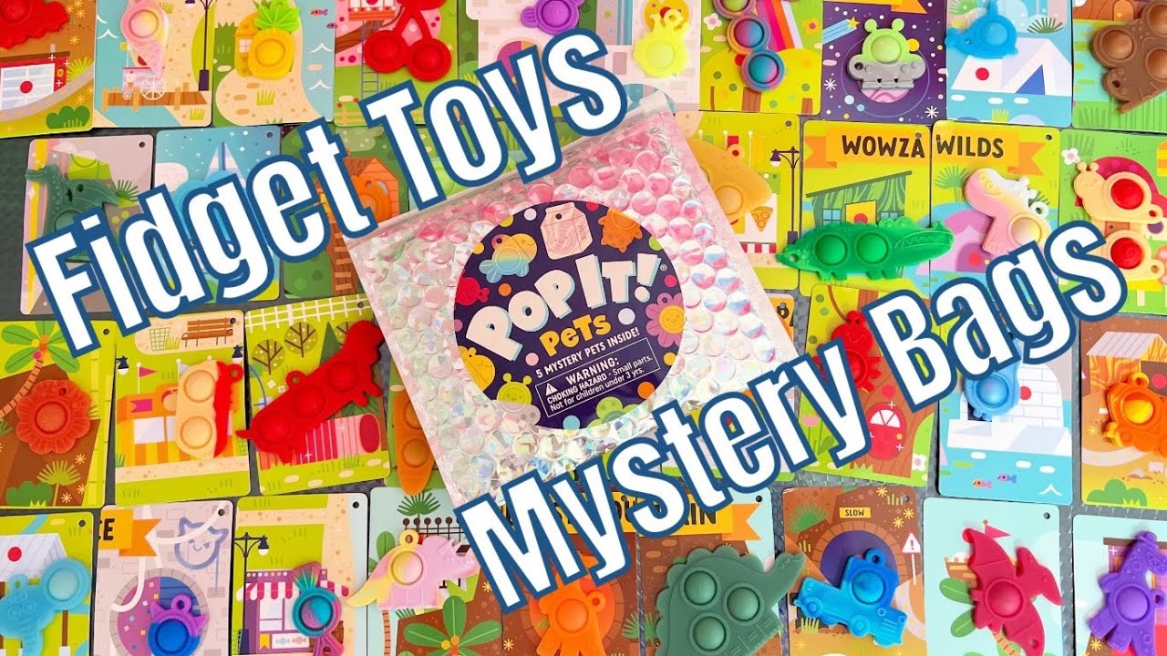 VIRAL FIDGETS, POP IT PETS FIDGET TOYS MYSTERY BAGS - YouTube
