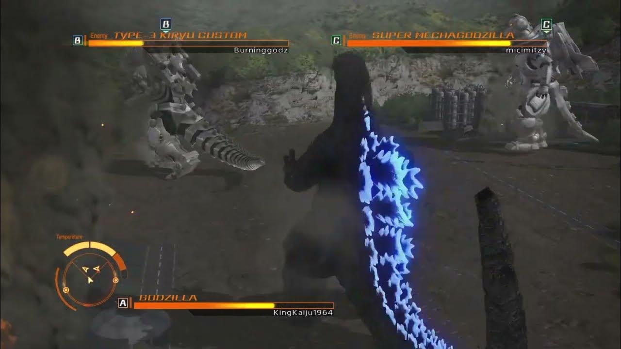 Godzilla PS4 Online Battles: Godzilla vs Kiryu vs Super MechaGodzilla - YouTube