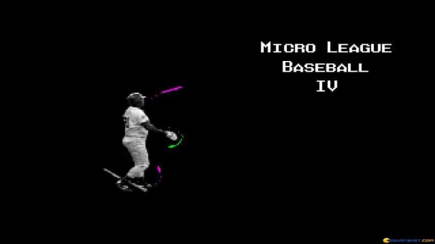 Micro League Baseball 4 gameplay (PC Game, 1992) - YouTube