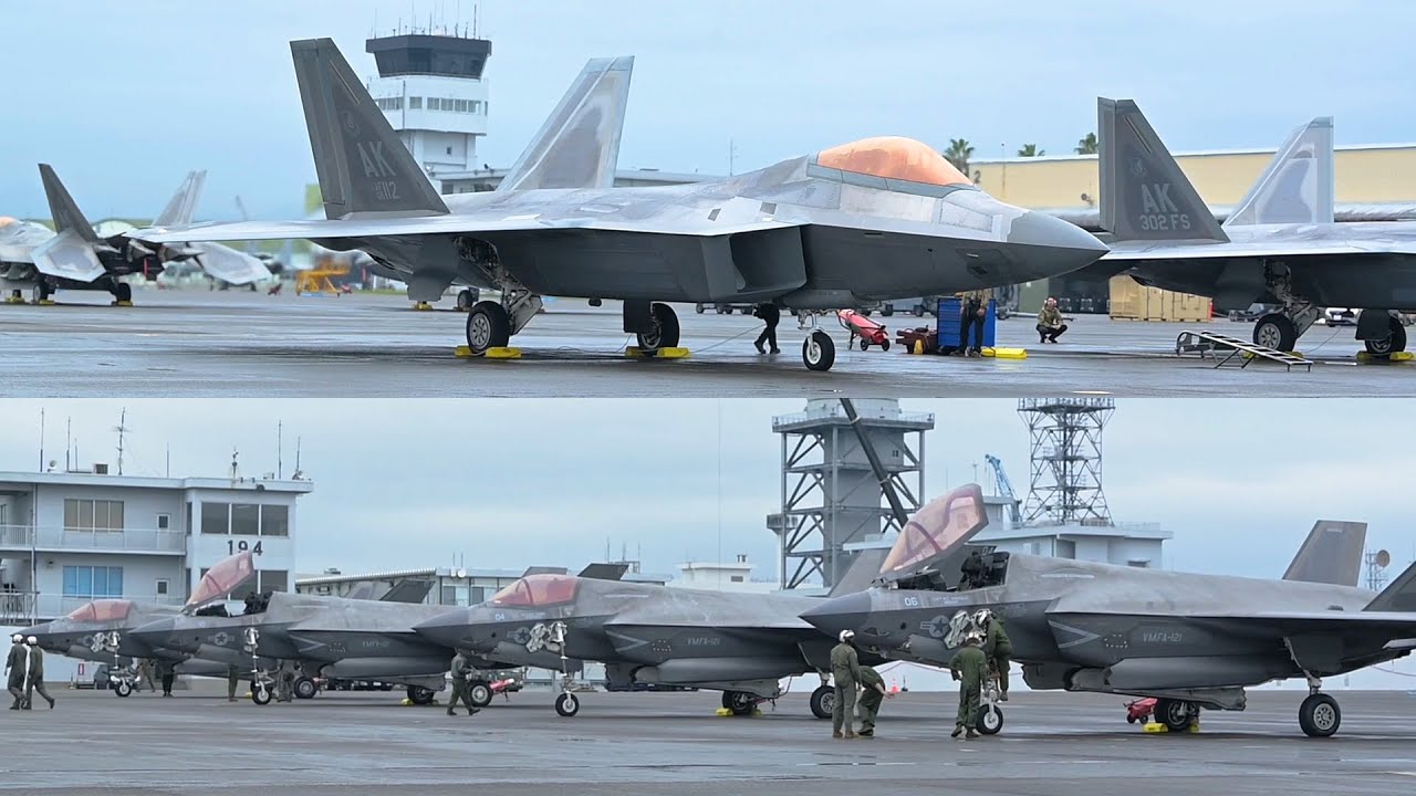 USAF, USMC, JASDF Flight Ops - KS25 - YouTube