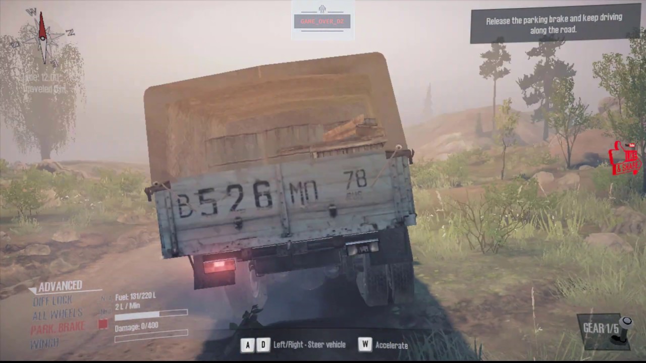 Mud Runner Pc game play [game_over_dz] - YouTube