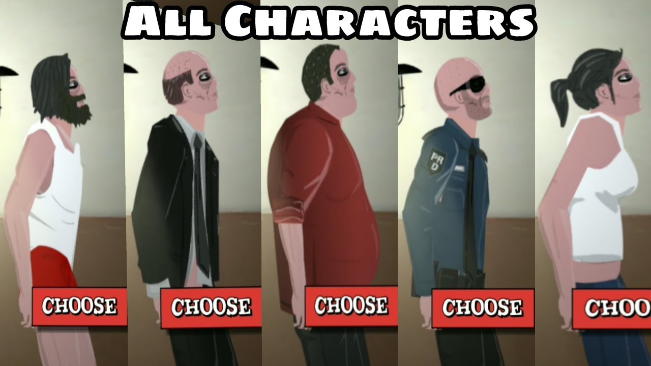 SHORT LIFE ANDROID GAME ALL CHARACTERS - YouTube