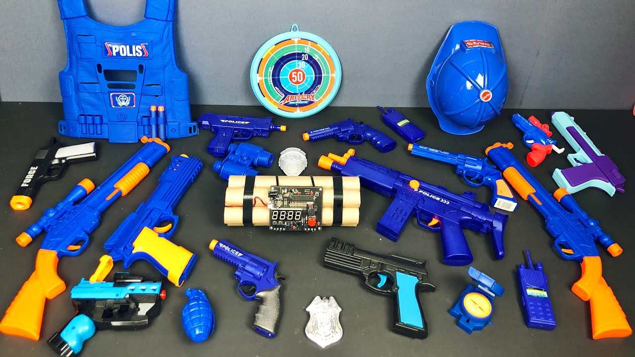 Toys for kids !! Police Toys Guns & Police Equipments - YouTube