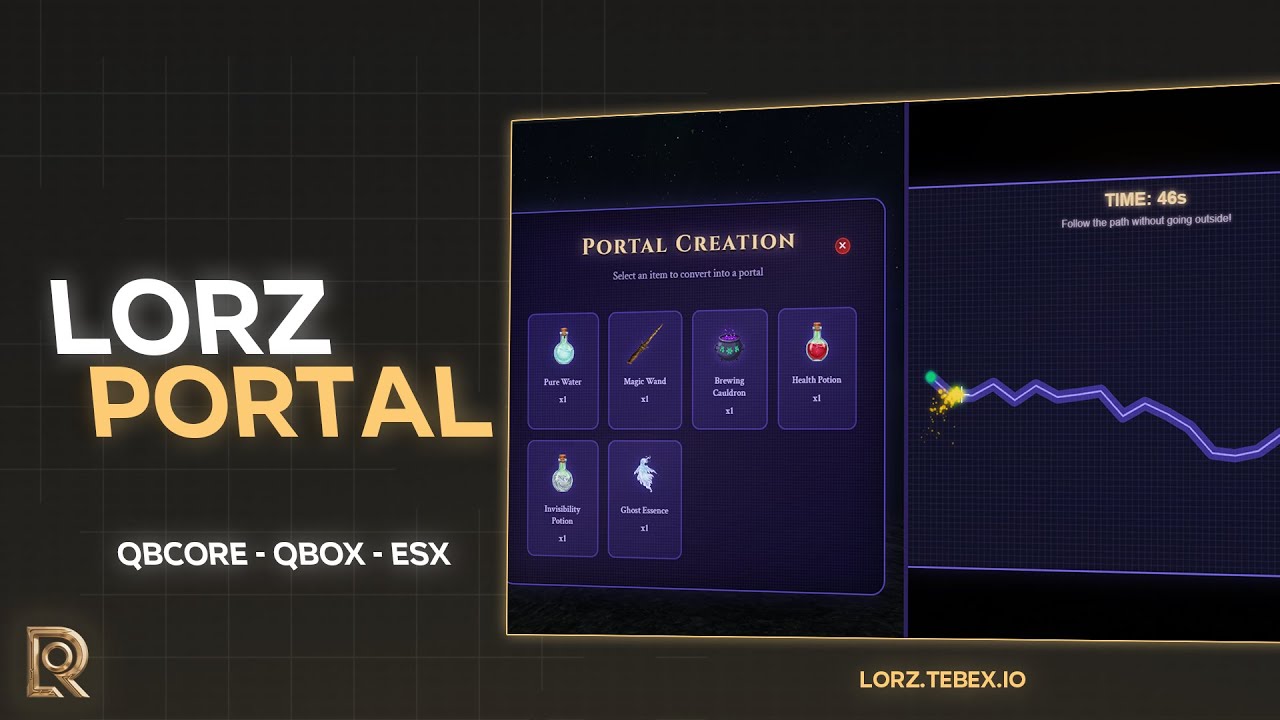 🌀 FiveM Portal System | LORZ | ⚡ Dynamic Teleport Portals - YouTube