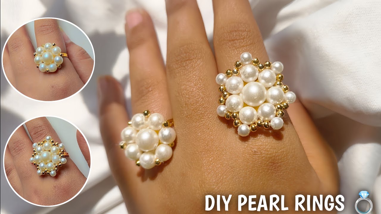 DIY Homemade Cute Rings 😍 / How to make rings at home / for Beginners ...