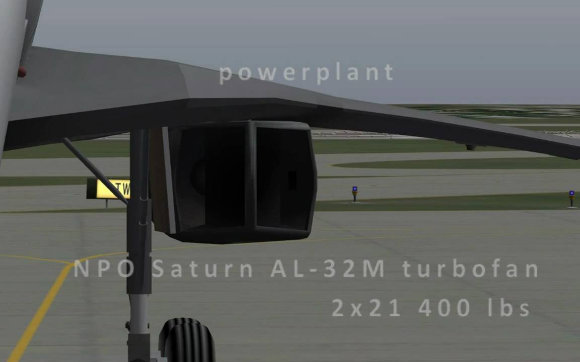 Tu 444 model for X-Plane CLIP 2 - takeoff & transonic - YouTube