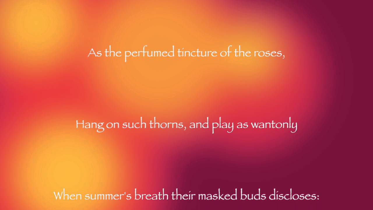 Sonnet 54 - The Shakespeare Heptet - YouTube