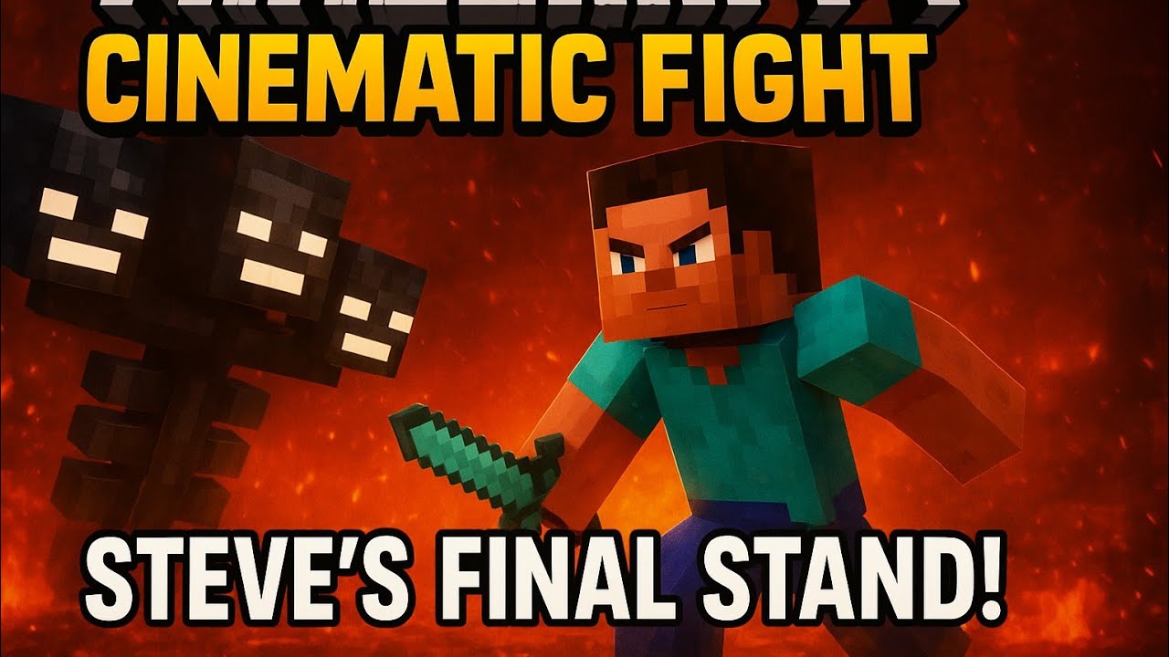 Minecraft Cinematic Fight – Steve’s Final Stand! - YouTube