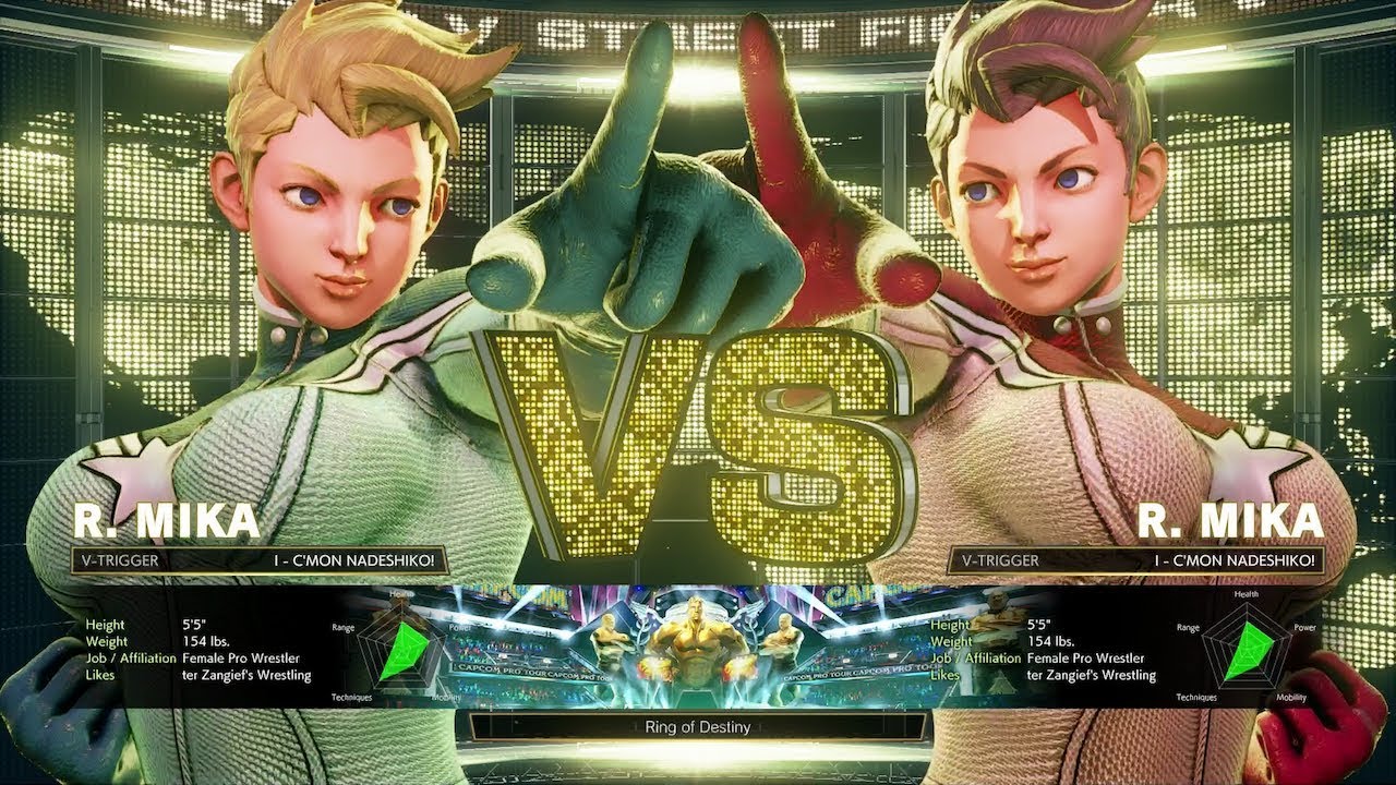 STREET FIGHTER V - MODS - R MIKA AS CAPTAIN RAINBOW (PC ONLY) - YouTube