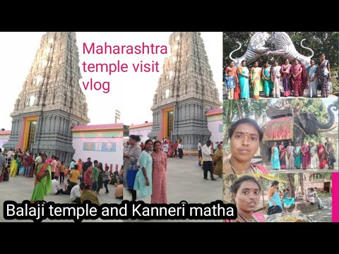 Temple visit vlog mini Balaji temple pune and kanneri matha ...
