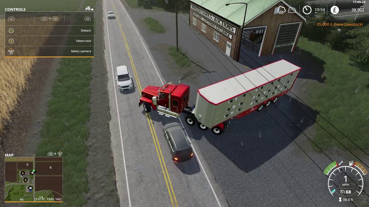 Farming Simulator 19 getting cows - YouTube