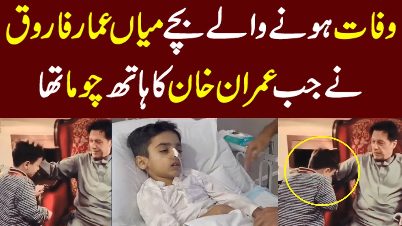 Mian ibad farooq cute son Ammar with Imran khan - YouTube