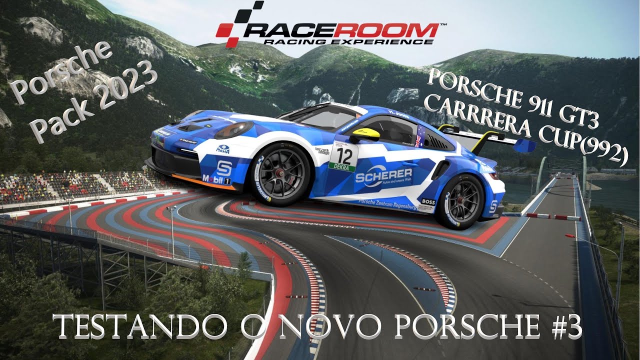 Pack 2023 -Teste 3 - PORSCHE 911 GT3 CARRERA CUP (992)RACEROOM - YouTube