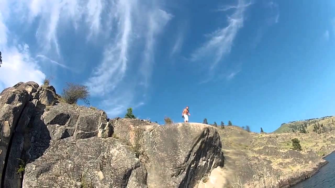 Nick and Brian cliff jump 1 - YouTube
