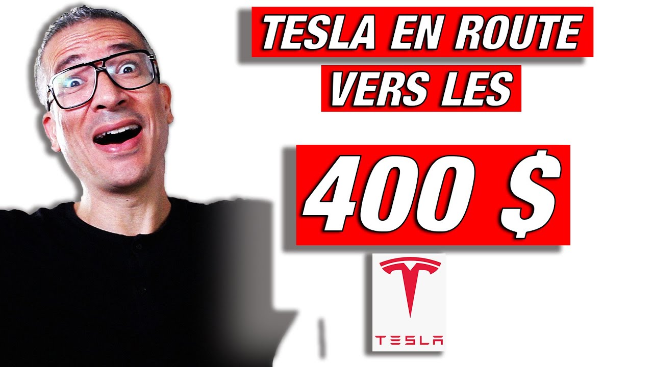 L'action TESLA flambe à la Bourse !!! En route vers les 400 $ ? - YouTube