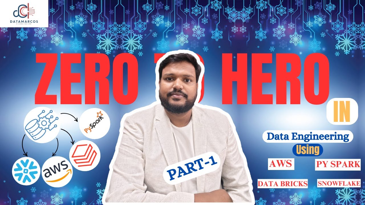 Zero To Hero Data Engineering With Pyspark Aws Databricks And Snowflake Free Full Course