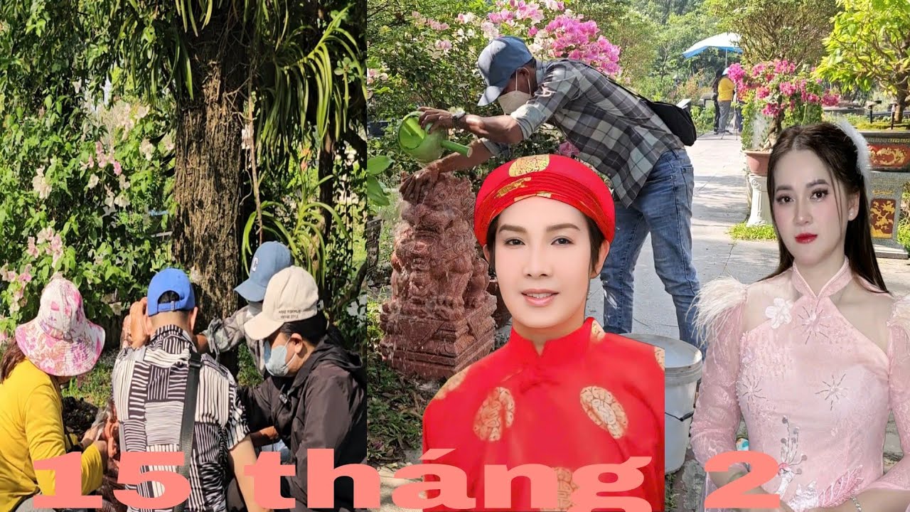 15 tháng 2 anh em ở mộ nghệ sĩ ưu tú Vũ Linh tấm lăng - YouTube