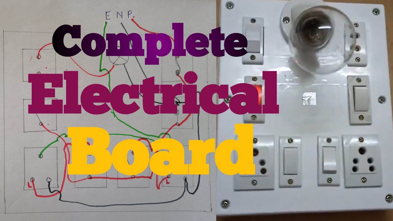 Serries and Parallel Electrical Board Connection|| Complete Electrical ...