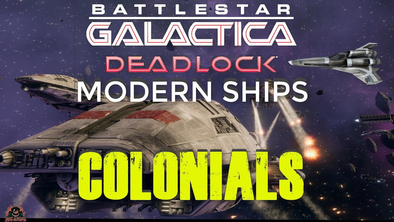 Battlestar Galactica Deadlock Modern Ship Pack Colonials Review - YouTube
