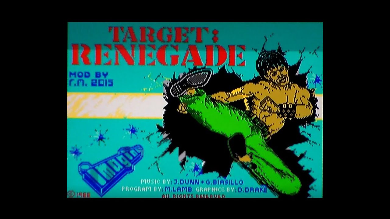 Target Renegade on ZX Spectrum Vs Re-Imagined 2015 Homebrew Mod - YouTube