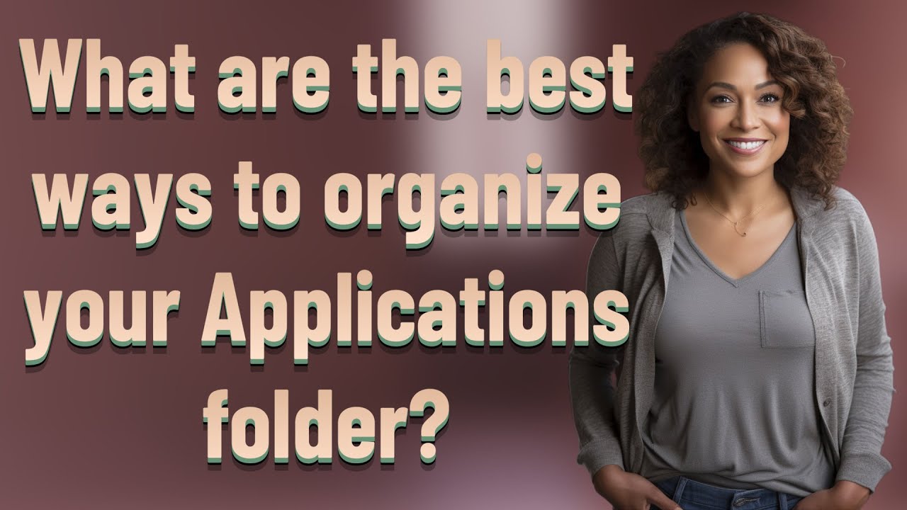 What are the best ways to organize your Applications folder? - YouTube