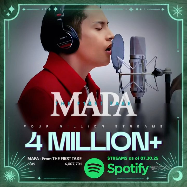 SB19's MAPA on The First Take Hits #4MillionStreams 🥹🙏 - YouTube