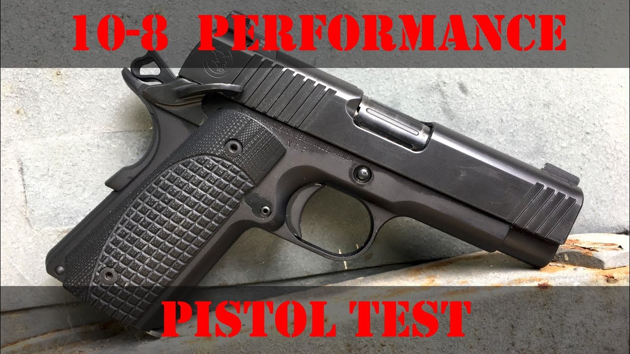Out-of-the-Ordinary Shooting Drill: 10 8 Performance Pistol Test - YouTube