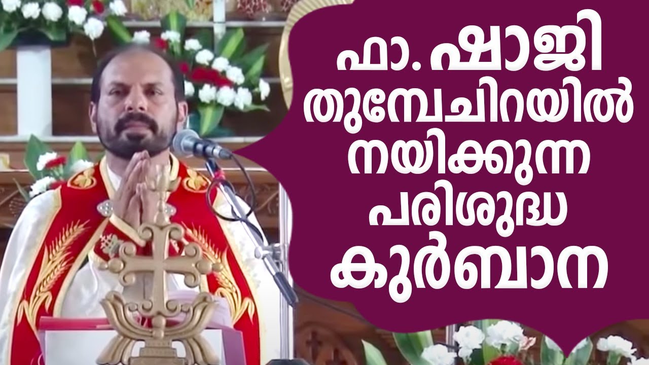 Holy Mass | Fr Shaji Thumpechirayil | Lourde Matha Forane Church ...