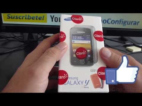 unboxing samsung galaxy y s5360 español Video Full HD