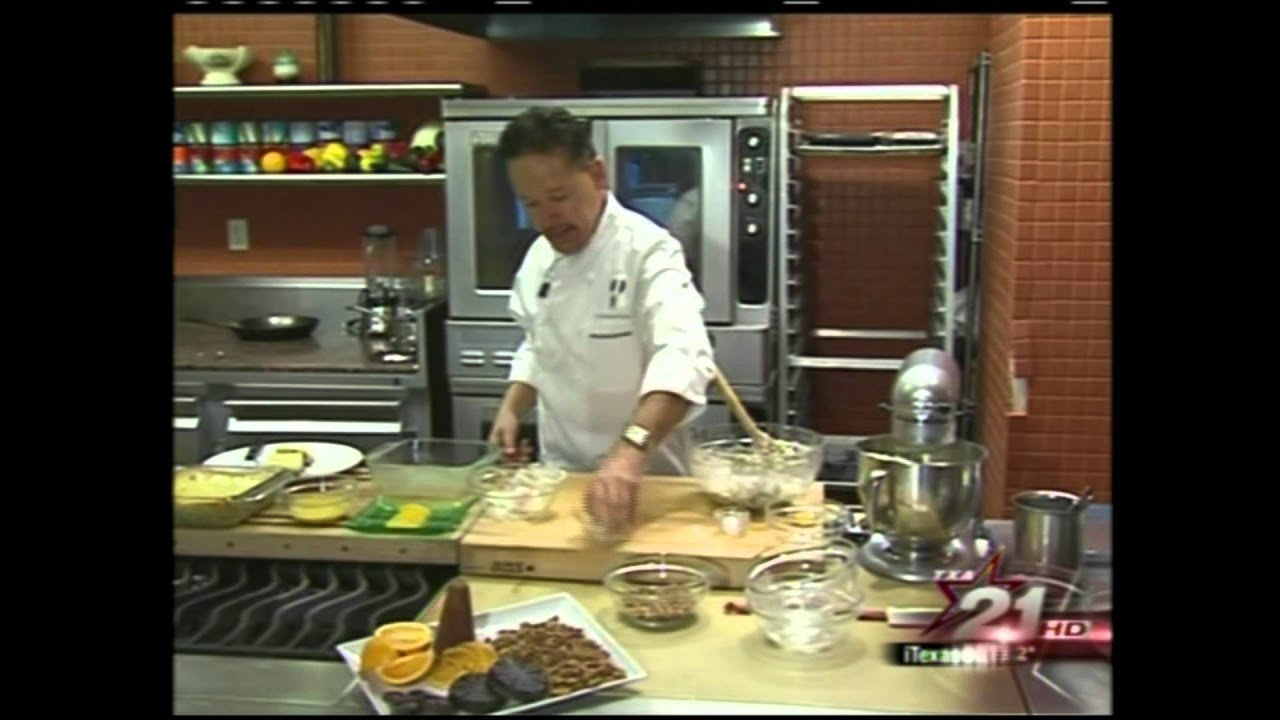 Stephen Pyles Pecan Chocolate Cheescake Brownie - YouTube