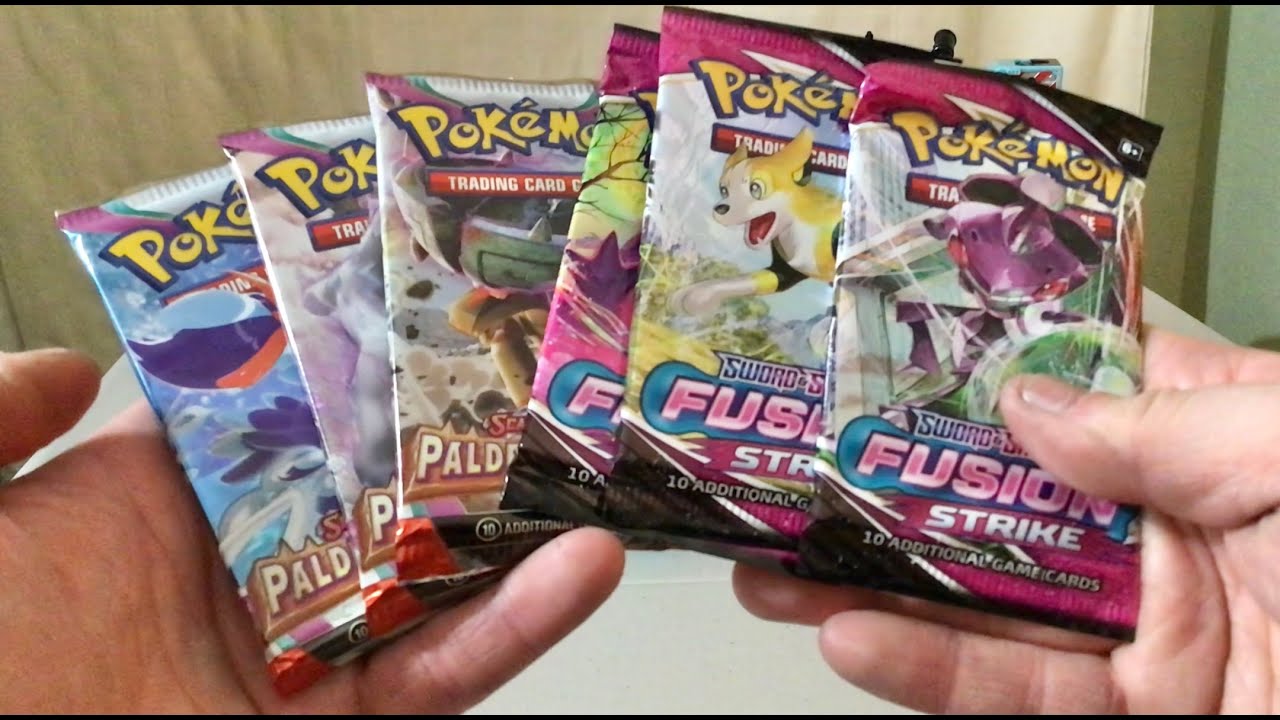 Opening 3 Fusion Strike and 3 Paldea Evolved Packs - YouTube