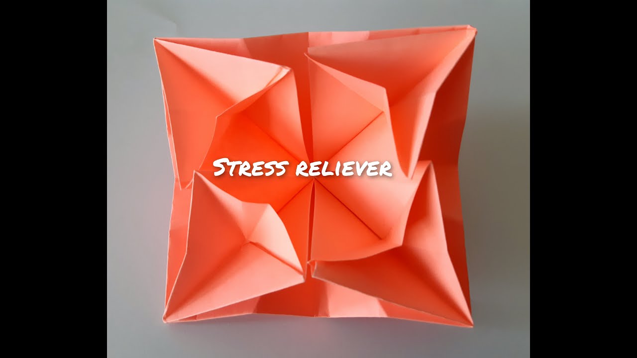 How to make Paper Stress Reliever | Origami Stress Reliever | Haniel ...