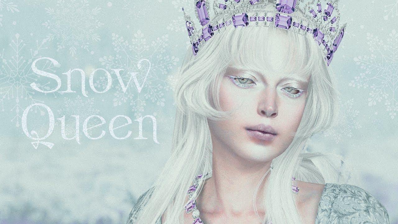 Snow Queen ️ Creating character ️ The Sims 4 ️ CAS ️ Makeover ️ with ...