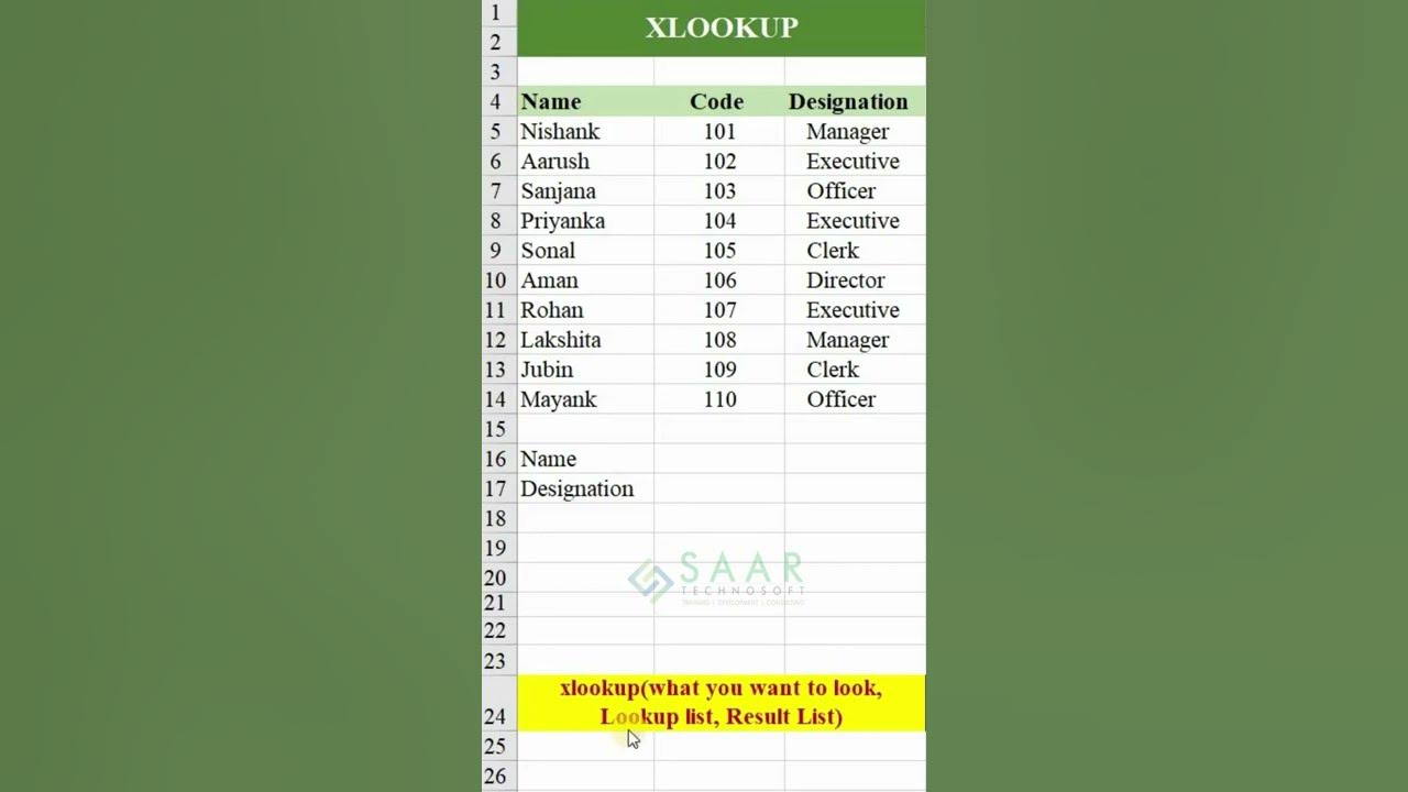 How to Use Xlookup in MS Excel | Xlookup Fuction | MS Excel Made Easier ...