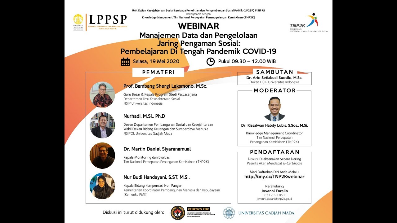 Manajemen Data dan Pengelolaan Jaring Pengaman Sosial: Pembelajaran ...