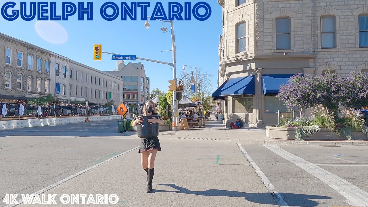Downtown Guelph Ontario: 4K Slow Walk Toronto & Ontario, Canada - YouTube
