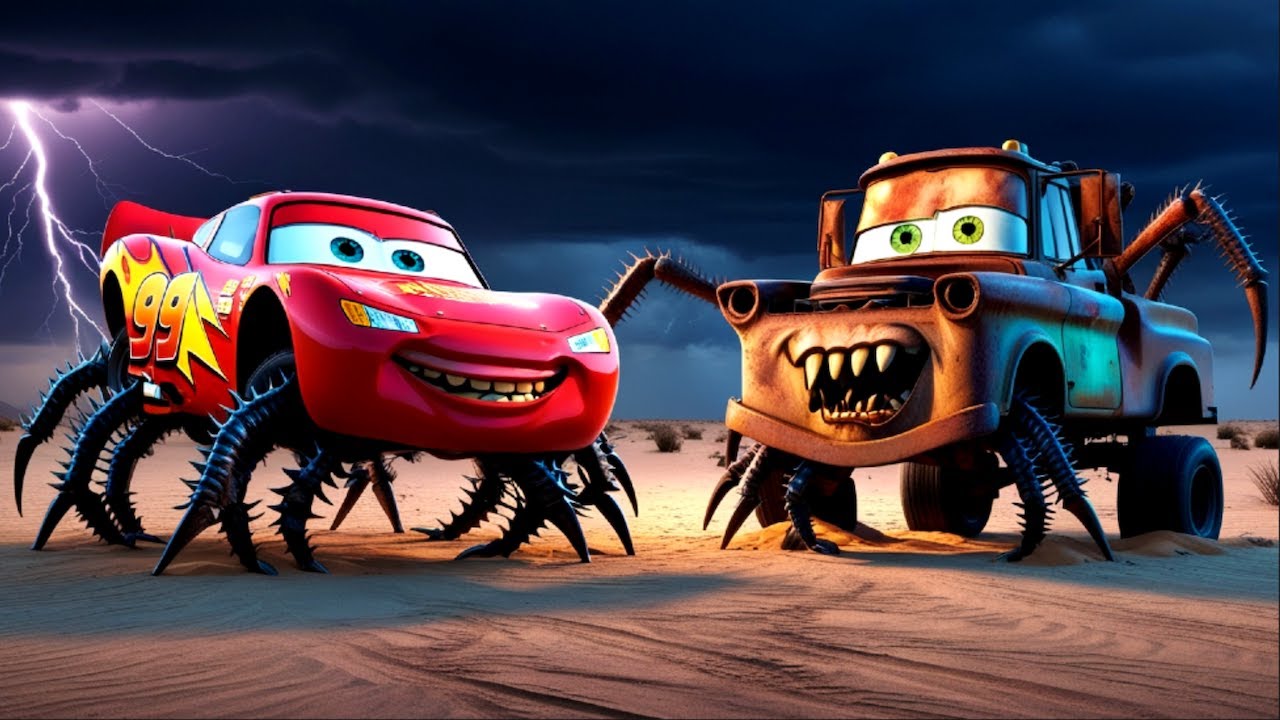 McQueen Spider Eater | Story of transformation - YouTube